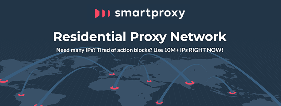 SmartProxy - A Residential Proxy Network with 10M+ IPs